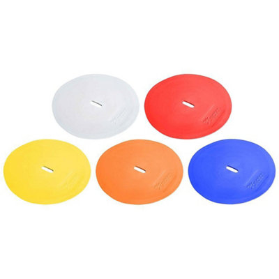 10 PACK 21cm Round Rubber Marker Set - ASSORTED Flat Disc Outdoor ...