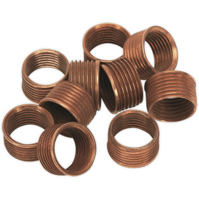 10 PACK 9.4mm Thread Inserts - M14 x 1.25mm - Suitable for ys10921 ...