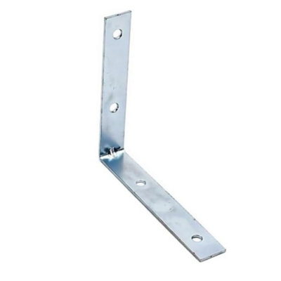 10 Pack Corner Braces Brackets Plates Zinc Plated 5 Inch, Right Angle ...