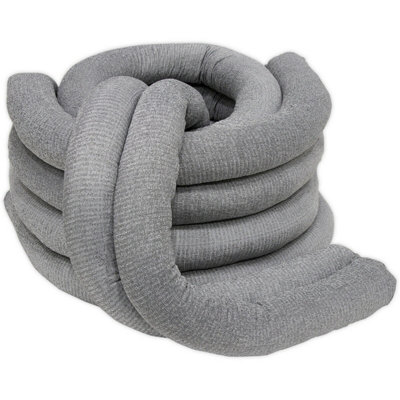 10 Pack of 80 x 1200mm Oil Absorbent Socks for Fluid Spillage Control