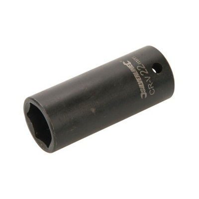 10 Piece 1/2" Drive DEEP Impact Socket Set 6 Point Grip 10mm 22mm ...