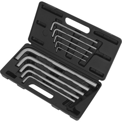10 Piece Extra-Long Jumbo Hex Key Set for Industrial Use - 3mm to 17mm ...