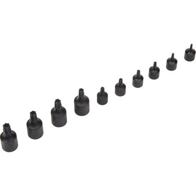 10-Piece Low Profile Impact Socket Bit Set - Durable TRX-Star Tools for ...