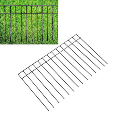 10-Piece No-Dig Animal Barrier Fence - Rust-Proof Alloy Steel Garden ...