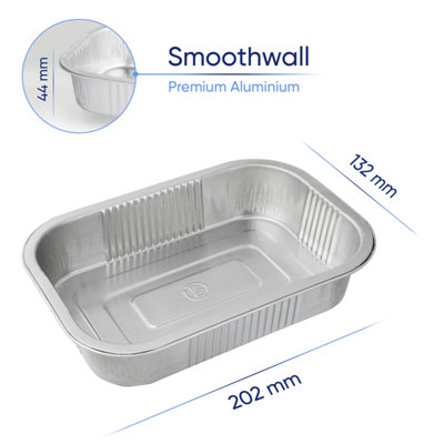 10 Pk Coppice Strong Aluminium Foil Containers for Air Fryer, BBQ ...