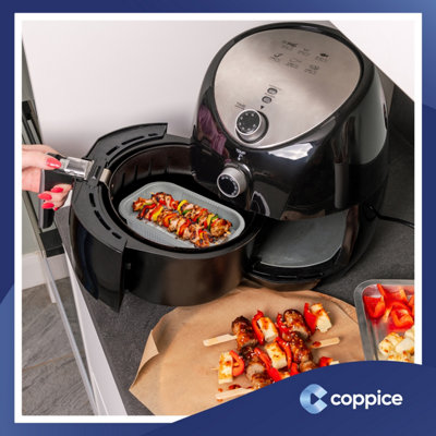 10 Pk Coppice Strong Aluminium Foil Containers for Air Fryer, BBQ ...