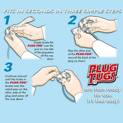 10 Plug Tugs - Plug Puller Removal Aids - for Arthritis, Weak Grip, Elderly