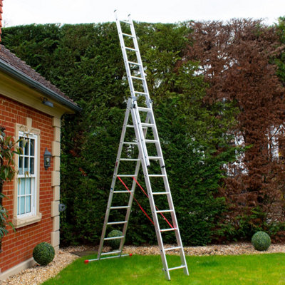 10 Rung Home Master 3 Section Combination Ladder | DIY at B&Q