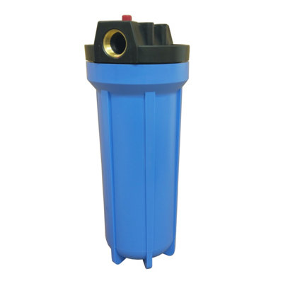 10" Standard Blue Water Filter Housing with 3/4" Ports & Pressure ...