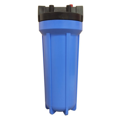 10" Standard Blue Water Filter Housing with 3/4" Ports & Pressure ...