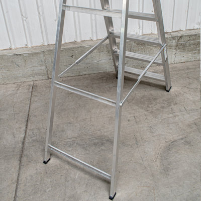 10 Step Industrial Platform Step Ladder