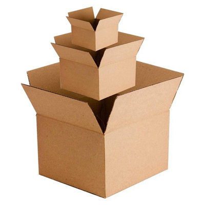10 x 13x10x12" Strong Single Wall Cardboard Shipping Storage Packing ...