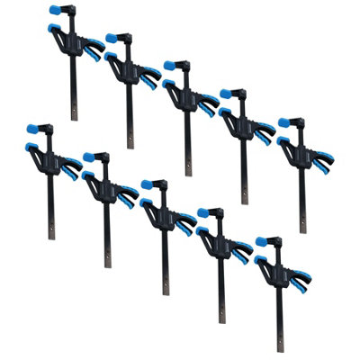 10 x 300mm Quick Release Ratchet Clamp Spreader Bar Grip Carpentry ...