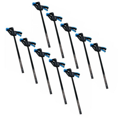 10 x 450mm Quick Release Ratchet Clamp Spreader Bar Grip Carpentry ...