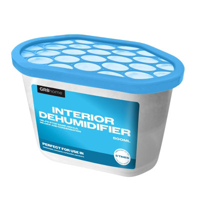 10 x 500ml Dehumidifier Interior Damp Trap Mould Moisture Mildew ...