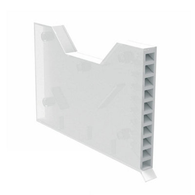 10 x Brick Weep Vents Clear/Natural Ventilation Cavity Wall Vent Garden ...