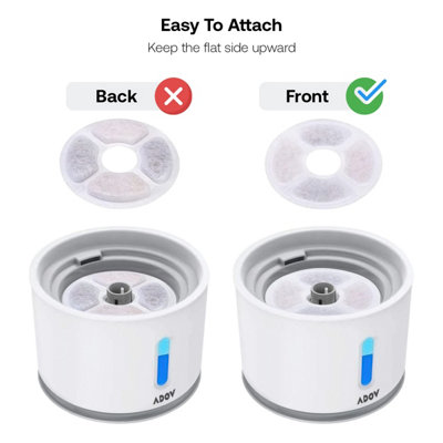 10 x Cat Water Fountain Filters, Replacement Round Replacement Filter ...