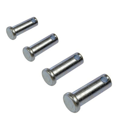 10 x Clevis Pins Imperial 1/4" x 1/2" Flat Headed Fasteners for ...