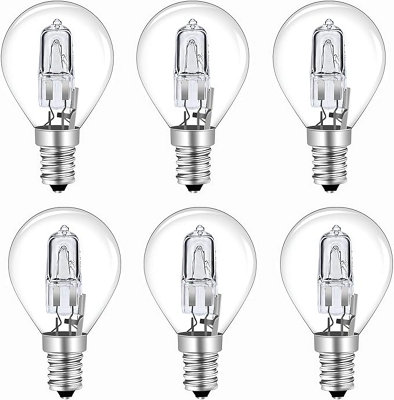 10 x Eveready 30w-40w SES E14 Halogen Golf Light Bulbs