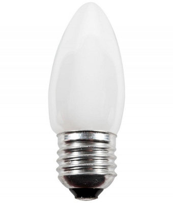 10 x Eveready 40W ES E27 Opal Candle Light Bulbs