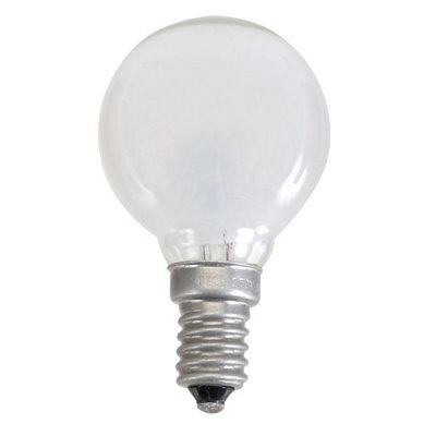 10 x Eveready 40W SES Opal Golf Light Bulbs