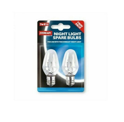 10 x Eveready 7W Night Light Pygmy E12 SES Light Bulbs