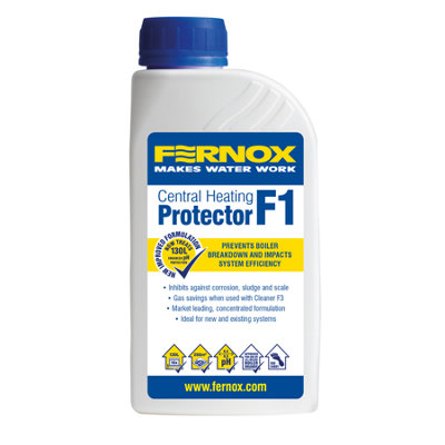 10 x Fernox F1 Protector 56599 500ml Central Heating Inhibitor Multipack