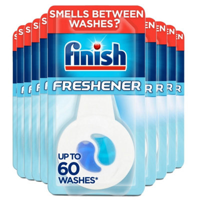 10 x Finish Dishwasher Freshener With Scent Control Technology Up to 60 ...