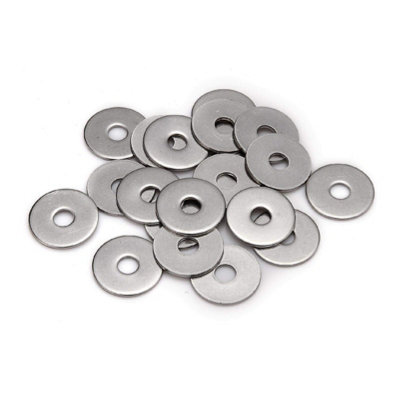 10 x Heavy Duty 5mm Washers, Form C, for Nuts Bolts & Screws | DIY at B&Q