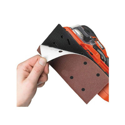 10 x Hook and Loop 40 Grit Punched 1/3 Sanding Sheets 93 x 190mm ...