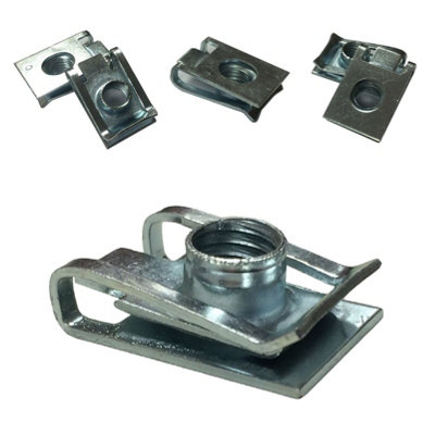 10 x M5 Fairing Bodywork Panel U Clips, Motorcycle/Bike U Nut Speed ...