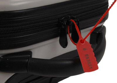 10 X Red LuggageLock tamper proof security tag with unique twin serial ...