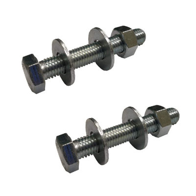 10 x Set Screw Bolts M8 x 25mm, Washers & Nuts,