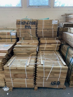 10 x Square & Pointed Wooden HC4 Pressure Treated Tree Stakes/Posts ...