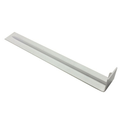 10 x UPVC Plastic Fascia Board Straight Butt Joint White 300mm Round ...