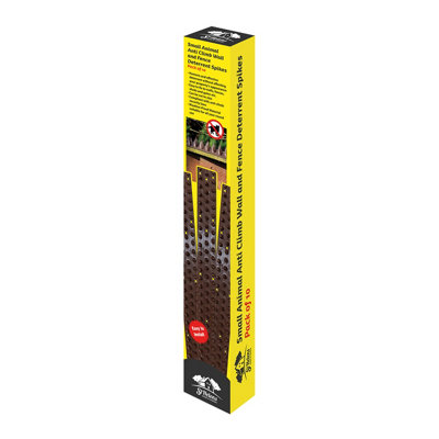 10 x Wall or Fence Guard Spike Strips - Harmless Outdoor Garden ...