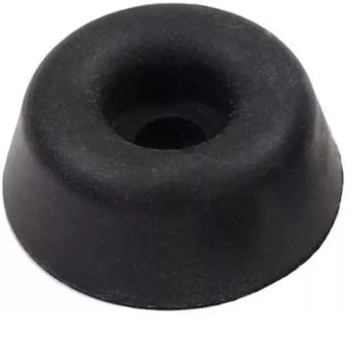 10 x White Rubber Toilet Seat 19mm Buffer Pads