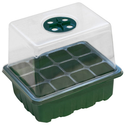 10 x Woodside Seed Tray Propagator Set Reusable Germination Tray Kit ...