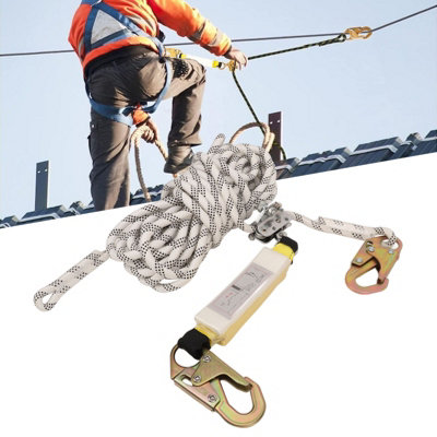 100 Feet Polyester Vertical Lifeline Rope-Safety Gear for Roofing ...