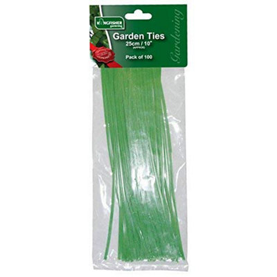 100 Garden Ties Green Plant Ties Multifunctional Garden Plant Wire ...