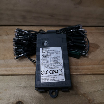 100 LED 10m Premier Christmas Indoor Outdoor Multi Function Battery ...