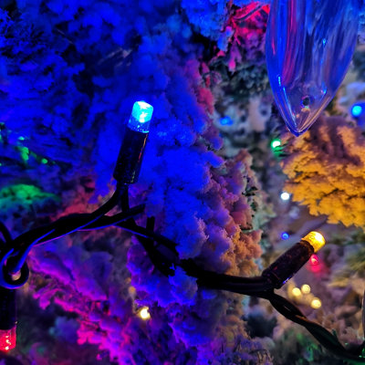 100 LED 8m Premier Christmas Connectable Outdoor Static Lights in ...