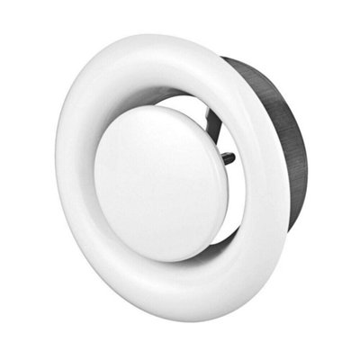 100 mm / 4 in Metal Ceiling Adjustable Diffuser Air Supply Exhaust ...