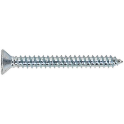 100 PACK 4.2 x 38mm Self Tapping Countersunk Screw - Pozi Head ...