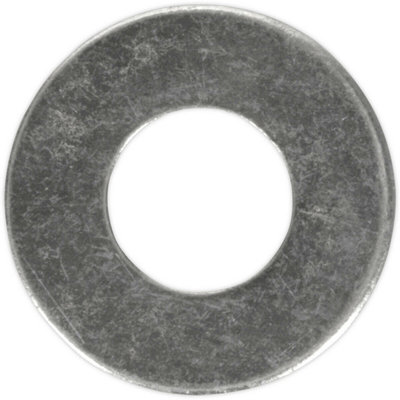100 PACK Form C Flat Washer - M6 x 14mm - BS 4320 - Metric - Metal Spacer