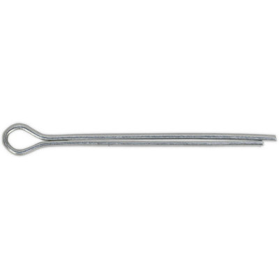 100-Pack Metric Split Pins - Zinc Plated Steel Cotter Pins 2.8mm x 38mm