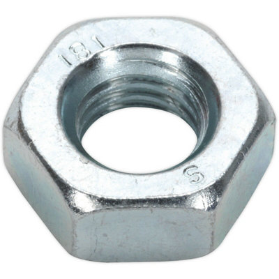 100 PACK - Steel Finished Hex Nut - M10 - 1.5mm Pitch - Manufactured to ...