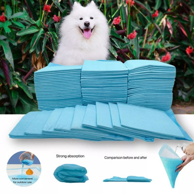 100 Pack Super Absorbent Pet Training Pads 45x33cm for Puppies, Dogs & Cats