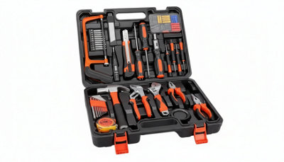 100-Piece Home Repair Tool Kit with Case