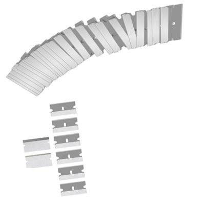 100 Pieces Razor Blades Scrapers Single Edge Steel Razor Blades
